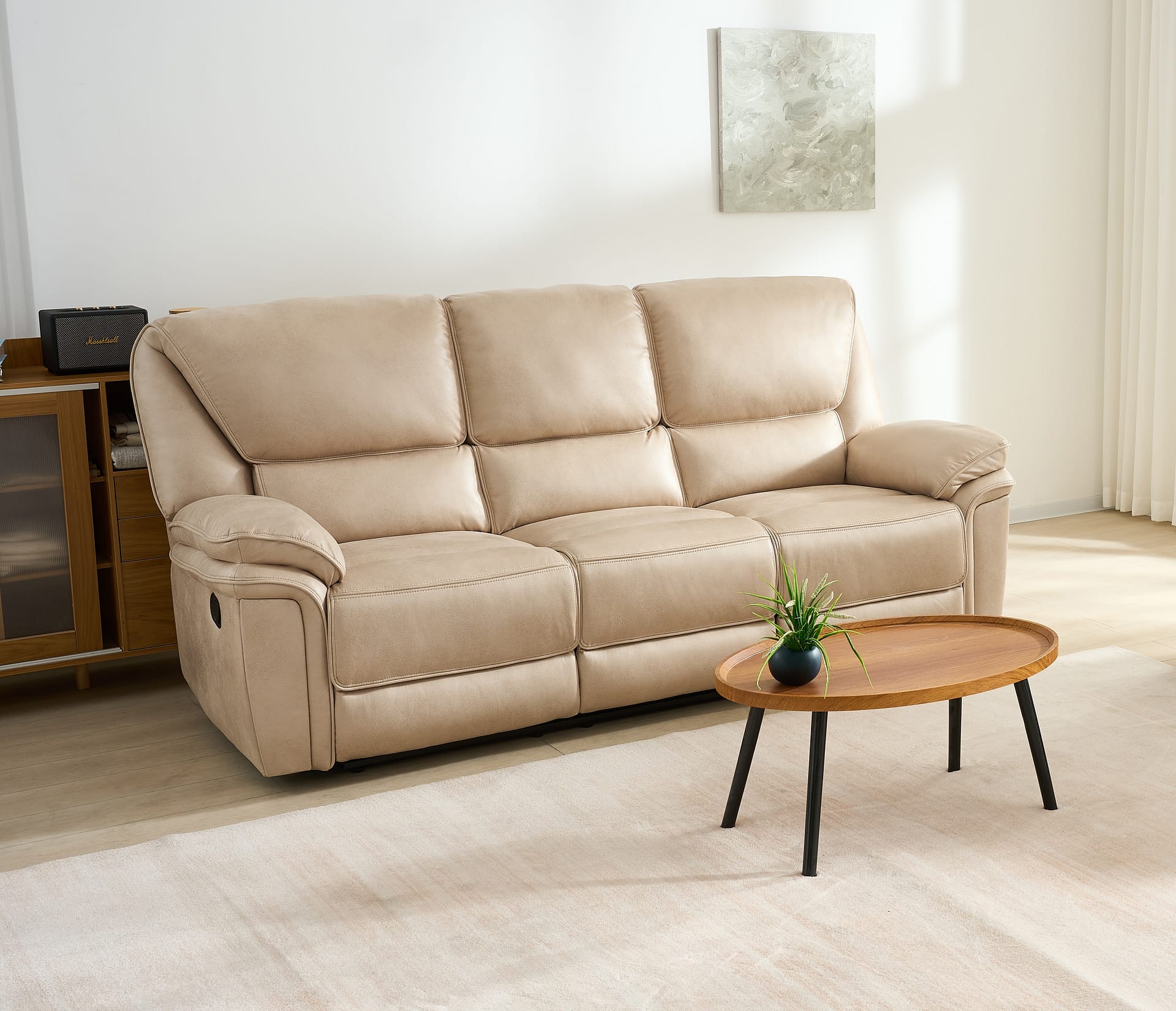 Beige 3 Seater + 2 Seater - DENVER